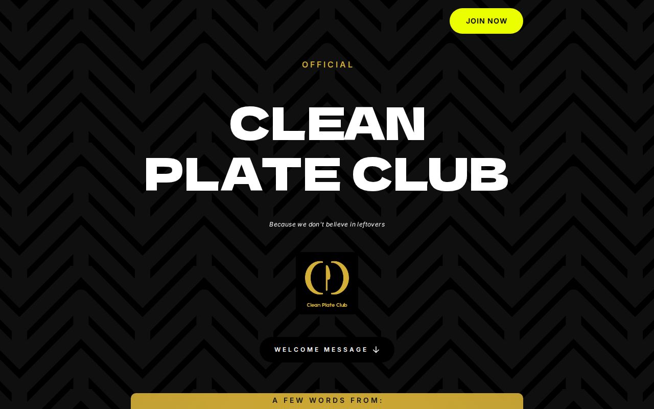 CLEAN PLATE CLUB